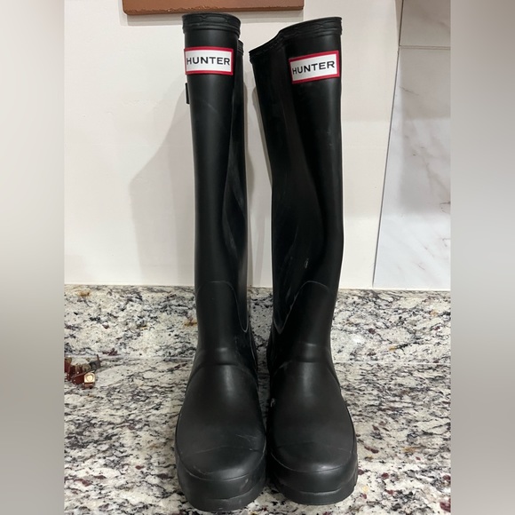 Hunter | Shoes | Matte Black Tall Hunter Boots | Poshmark